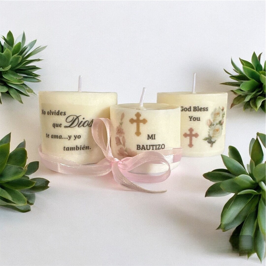 Sublimated and Personalized Candles for Gifts, Parties and Events. - Etsy