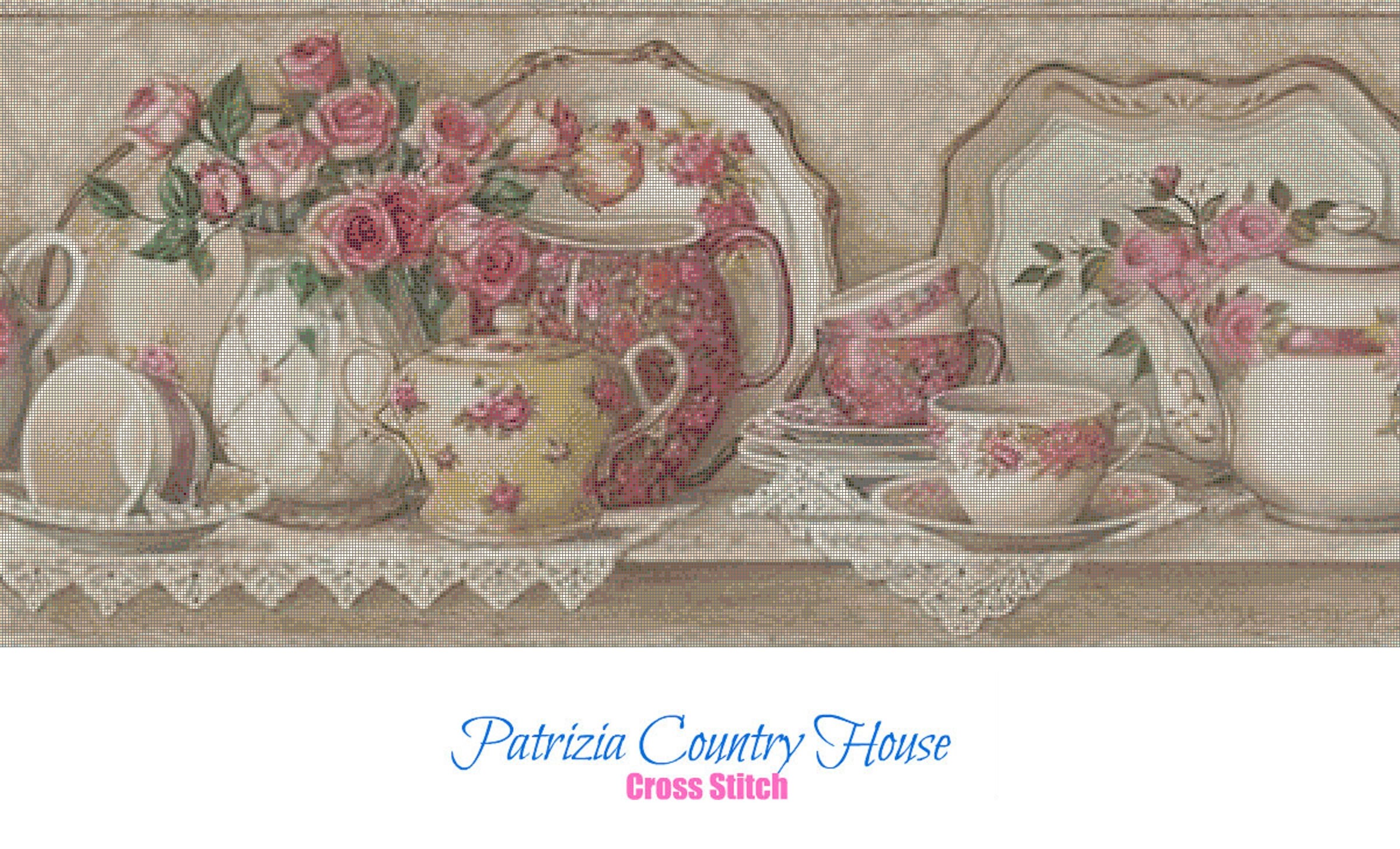 Counted Cross Stitch Pattern Kitchen - Pattern 103 - Etsy