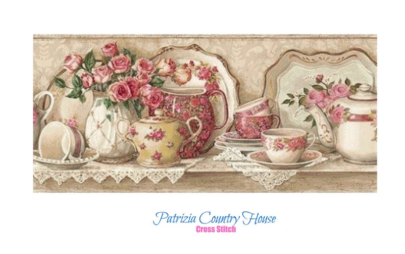 Counted Cross Stitch Pattern Kitchen - Pattern 103 - Etsy