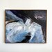 Vintage Xavier Cazares Cortez Mixed Media Abstract Painting on Wood Art ...