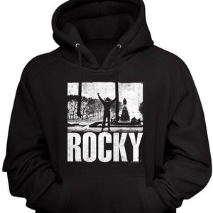 Rocky Iconic Picture Black Hoodies - Etsy