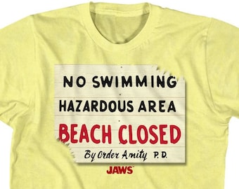 Jaws Beach Sign - Etsy