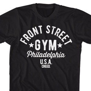 Rocky Front Street Gym Black Shirts - Etsy