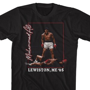 Muhammad Ali Lewiston 1965 Black Shirts - Etsy