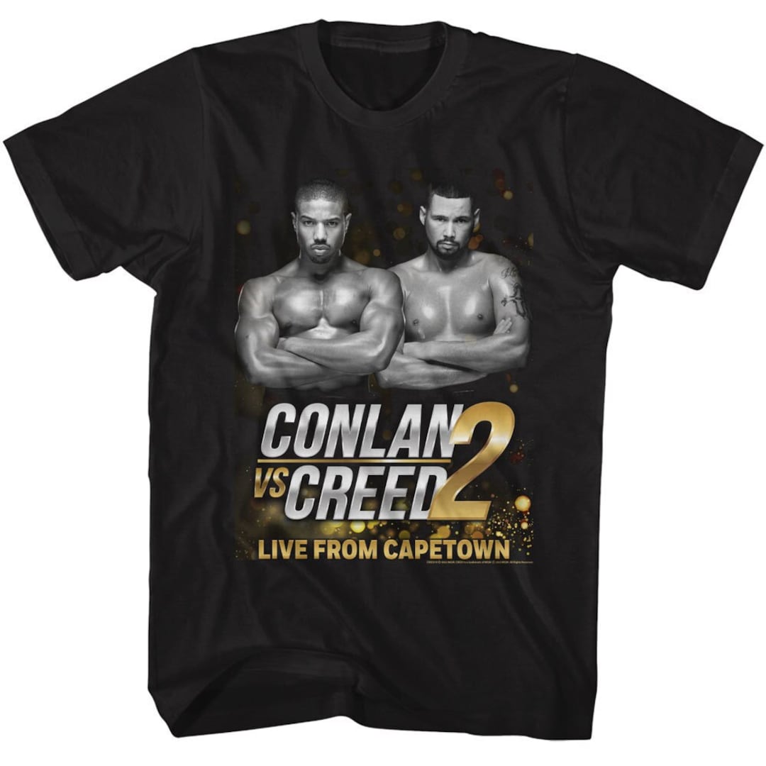 Rocky Creed 2 Conlan Vs Creed Live From Capetown Black Shirts - Etsy