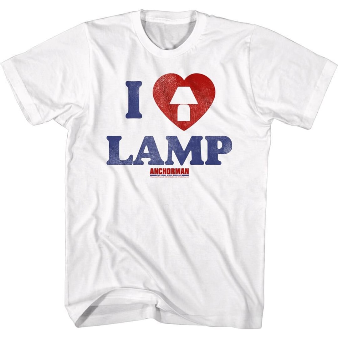 Anchorman I Love Lamp White Shirts - Etsy