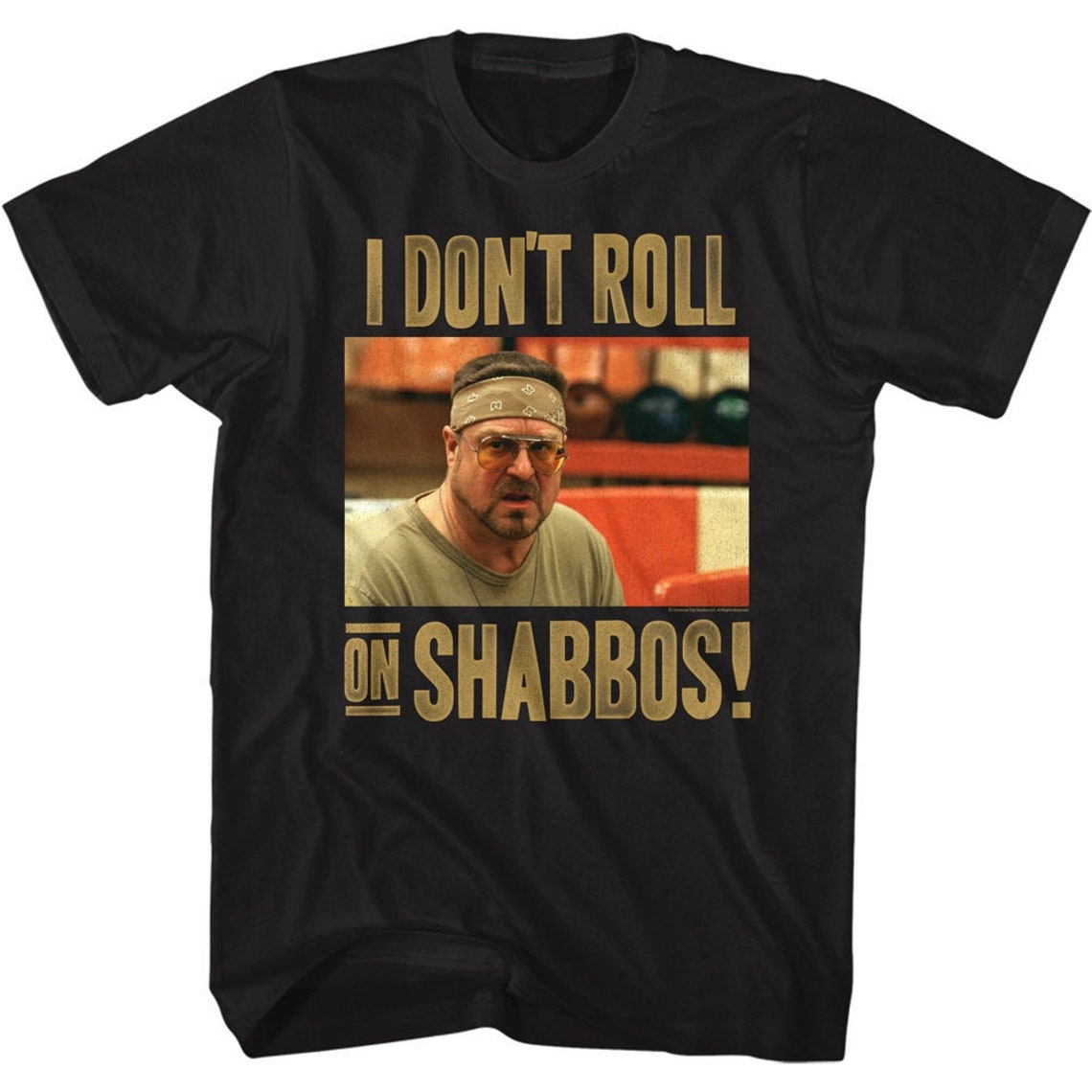 The Big Lebowski I Don't Roll on Shabbos Black Shirts - Etsy