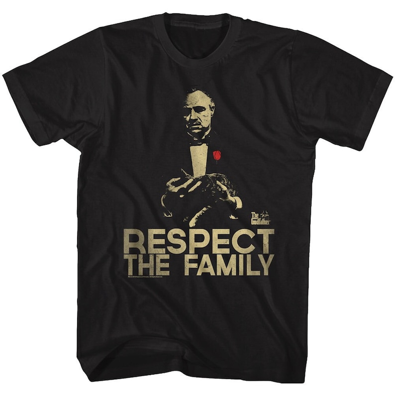 The Godfather Respect the Family Black Shirts - Etsy