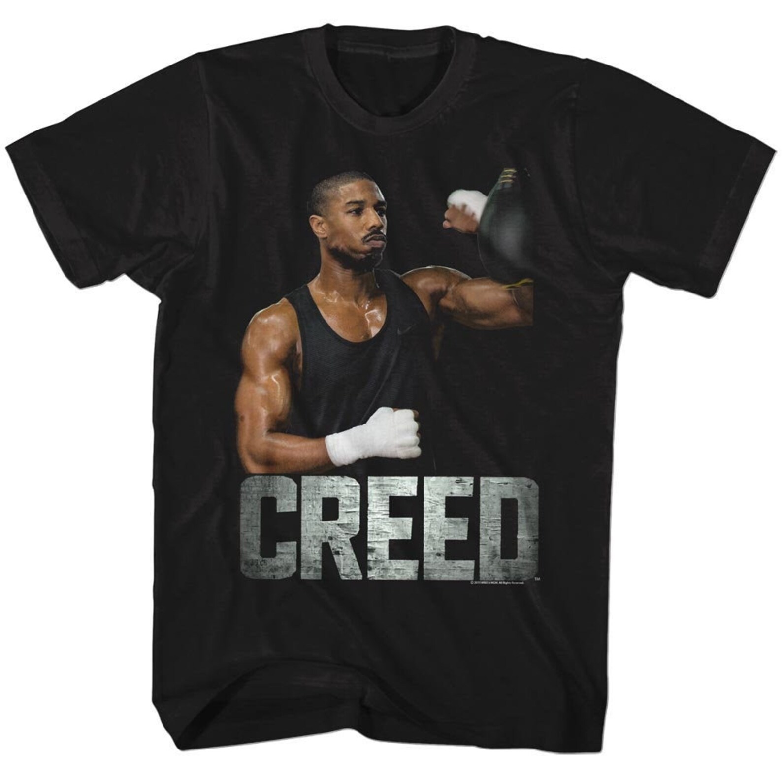 Creed Adonis "donnie" Johnson With Speed Bag Black Shirts - Etsy