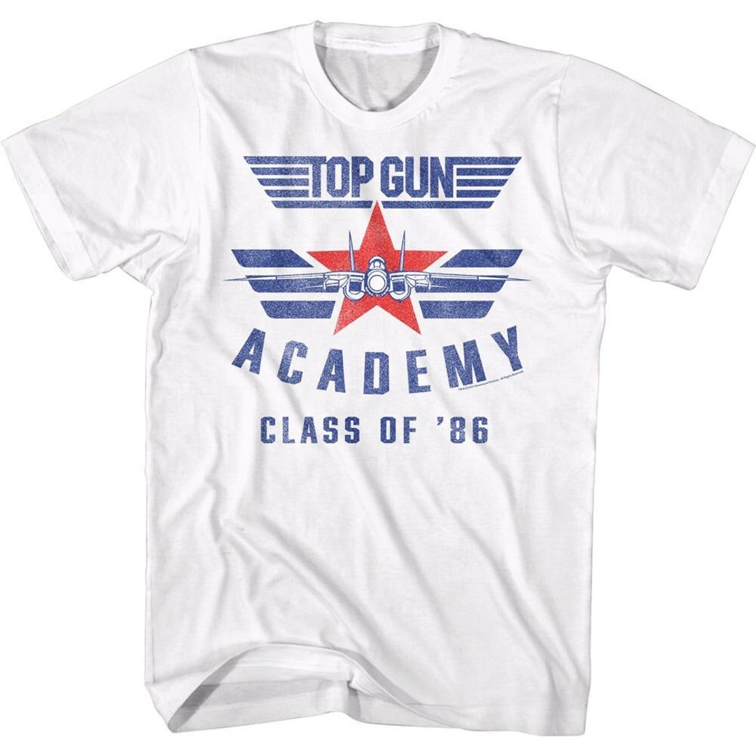 Top Gun Academy Class of '86 White Shirts - Etsy