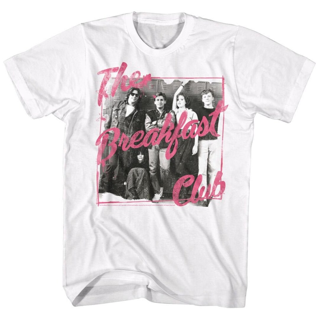 The Breakfast Club Locker Picture Pink Logo Shirts - Etsy