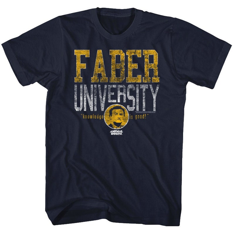Animal House Distressed Faber University Knowledge is Good - Etsy