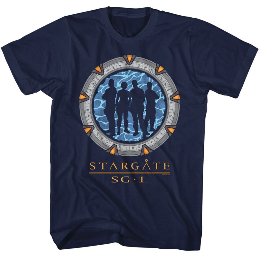 Stargate Silhouette Circle Logo Navy Blue Shirts - Etsy