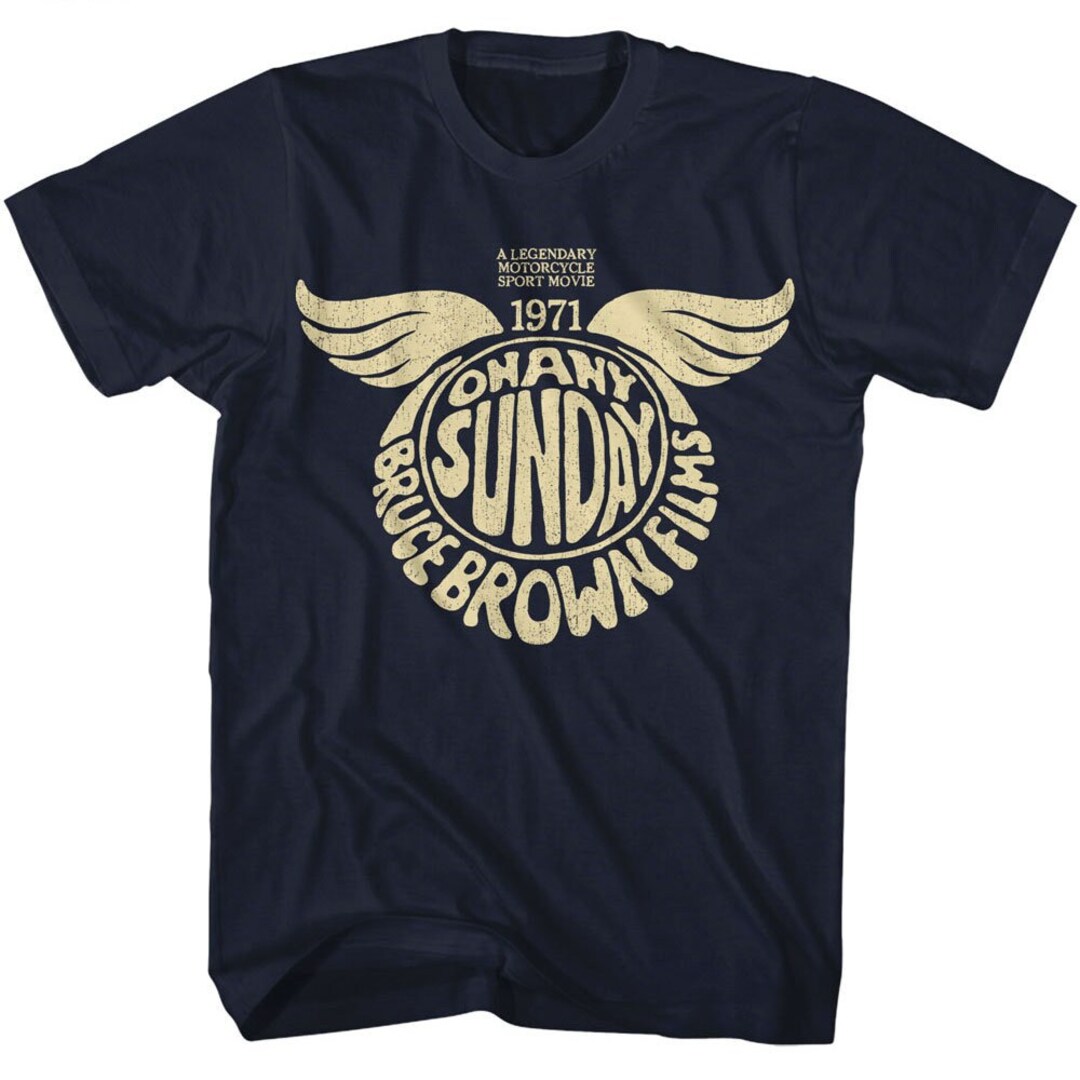 Bruce Brown Films 1971 on Any Sunday Navy Blue Shirts - Etsy
