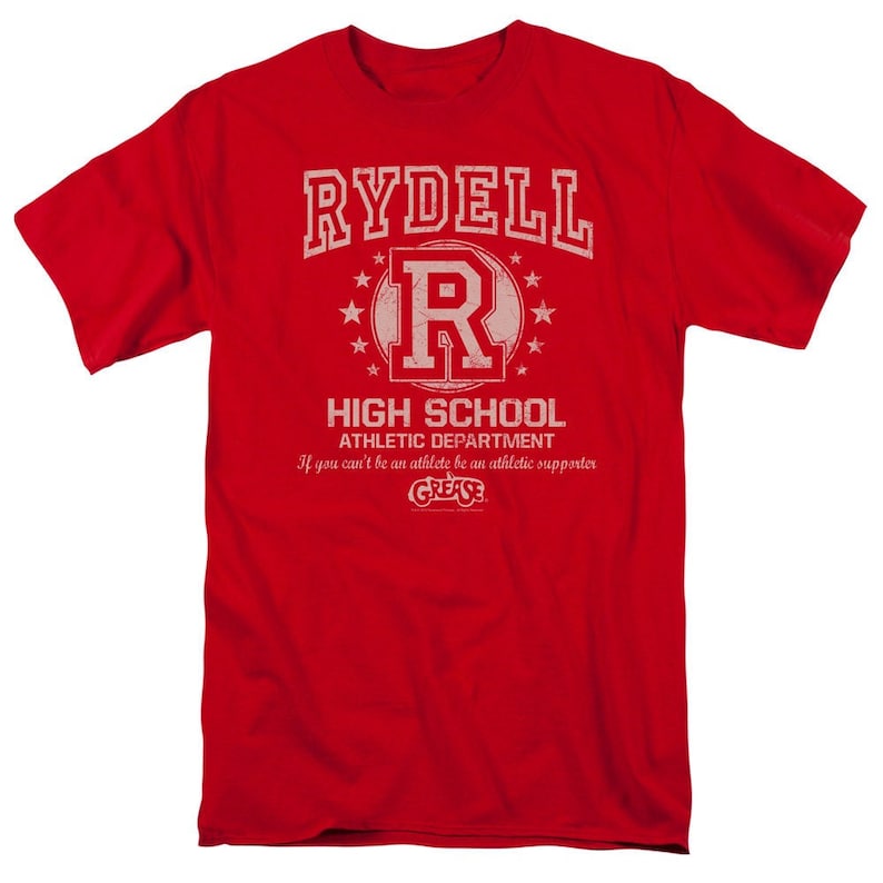 Grease Rydell High School Red Shirts - Etsy