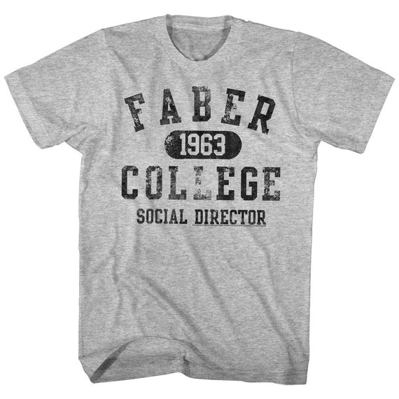 Animal House Faber College Social Director Ash Gray Shirts - Etsy
