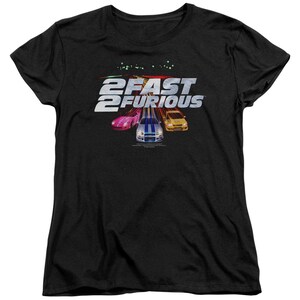 2 Fast 2 Furious Movie Logo Juniors and Women Black Shirts - Etsy