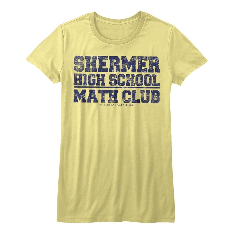 The Breakfast Club Shermer High School Math Club Juniors - Etsy