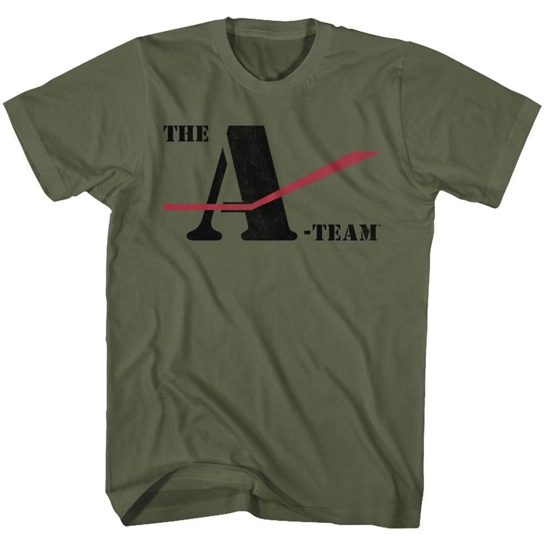 A Team Logo Military Green Shirts - Etsy