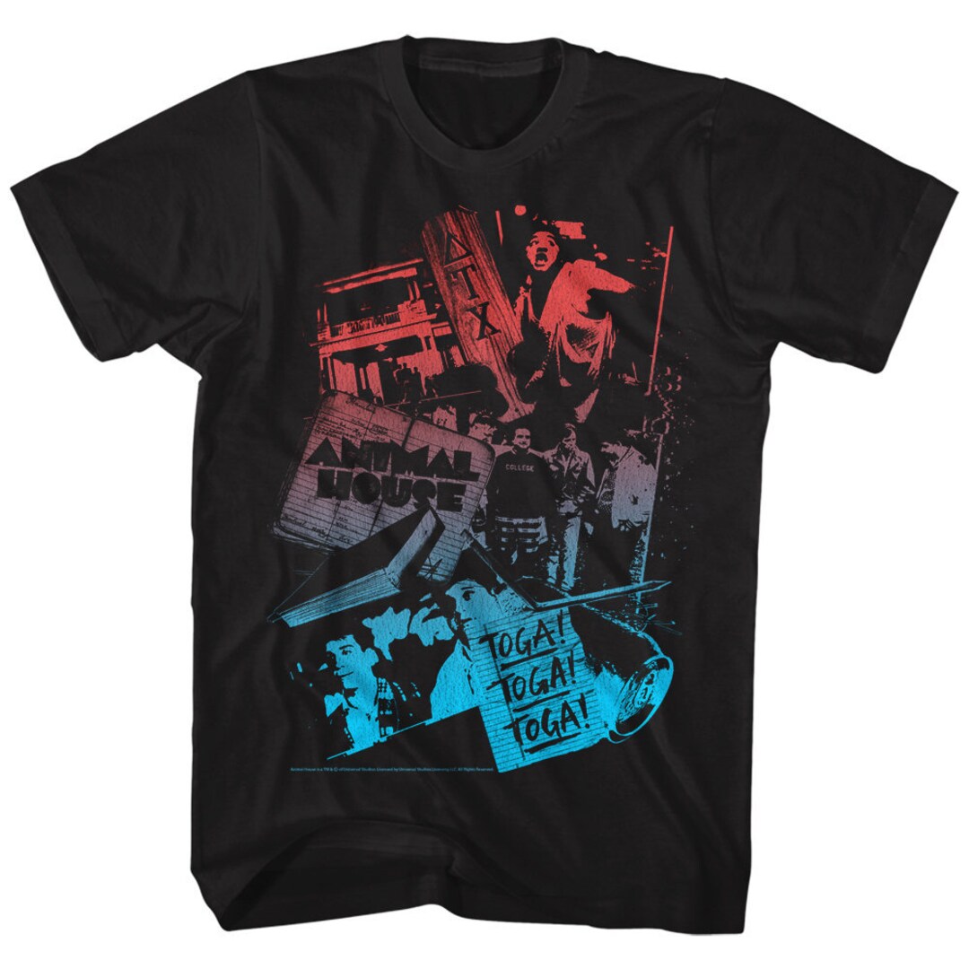 Animal House Collage Black Shirts - Etsy