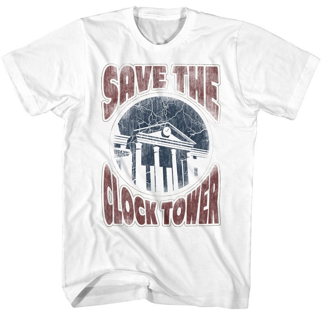 Back to the Future Save the Clock Tower Shirts - Etsy