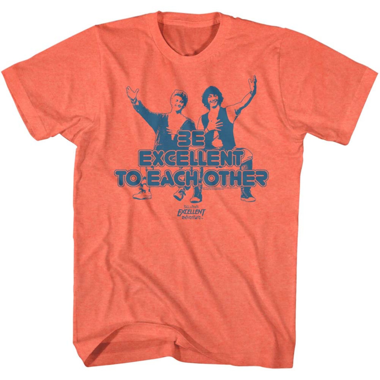 Bill and Ted's Be Excellent to Each Other Neon Orange - Etsy