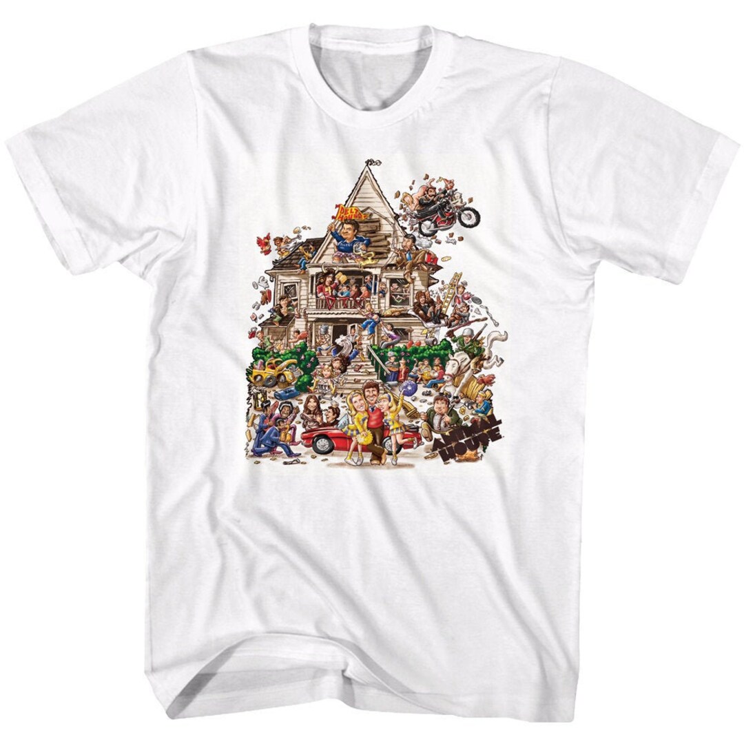 Animal House Cartoon Frat House White Shirts - Etsy