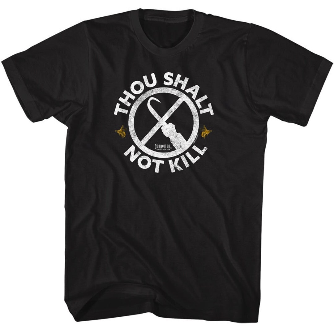 Candyman Thou Shalt Not Kill Logo Black Shirts - Etsy