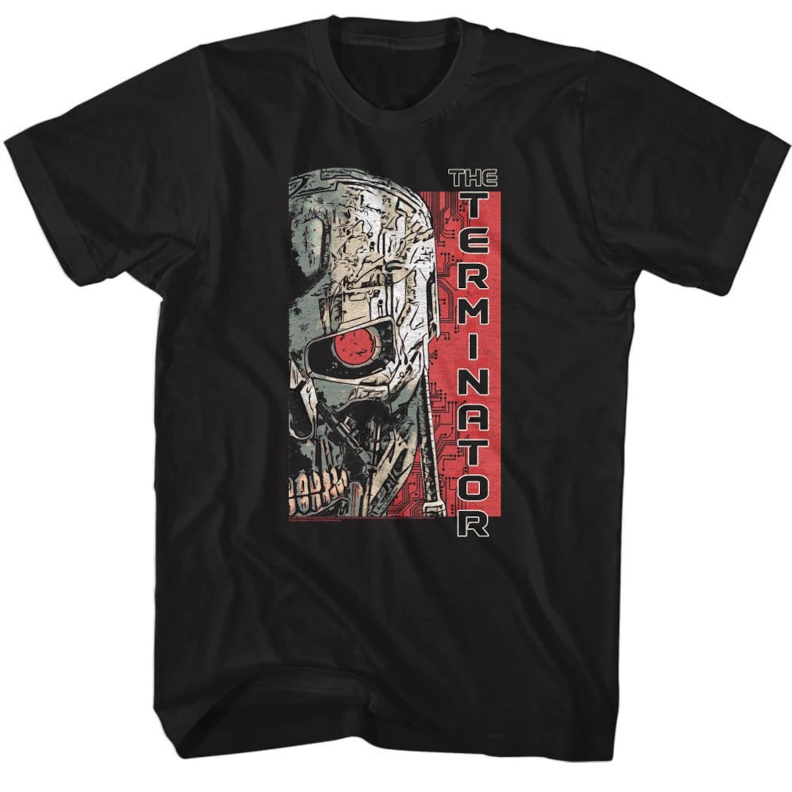 Terminator Comic Illustration Logo Black Shirts - Etsy