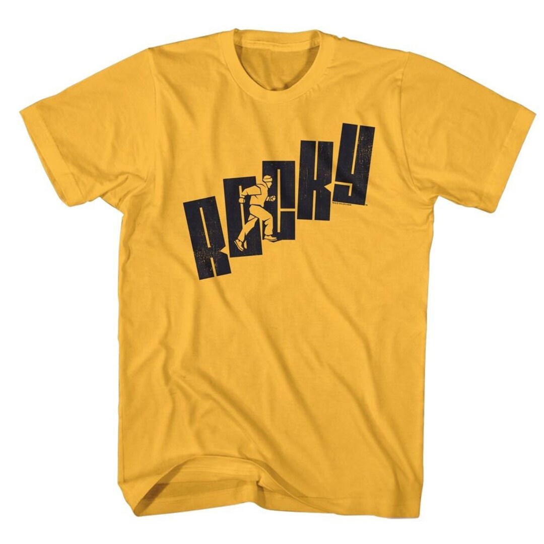 Rocky Name Steps Yellow Shirts - Etsy Österreich