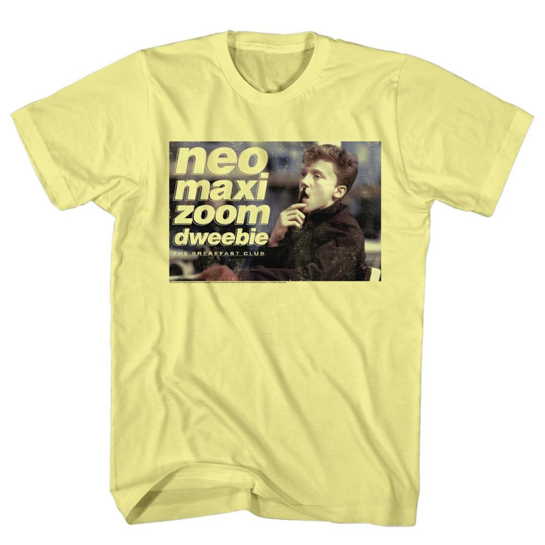 The Breakfast Club Neo Maxi Zoom Dweebie Yellow Shirts - Etsy