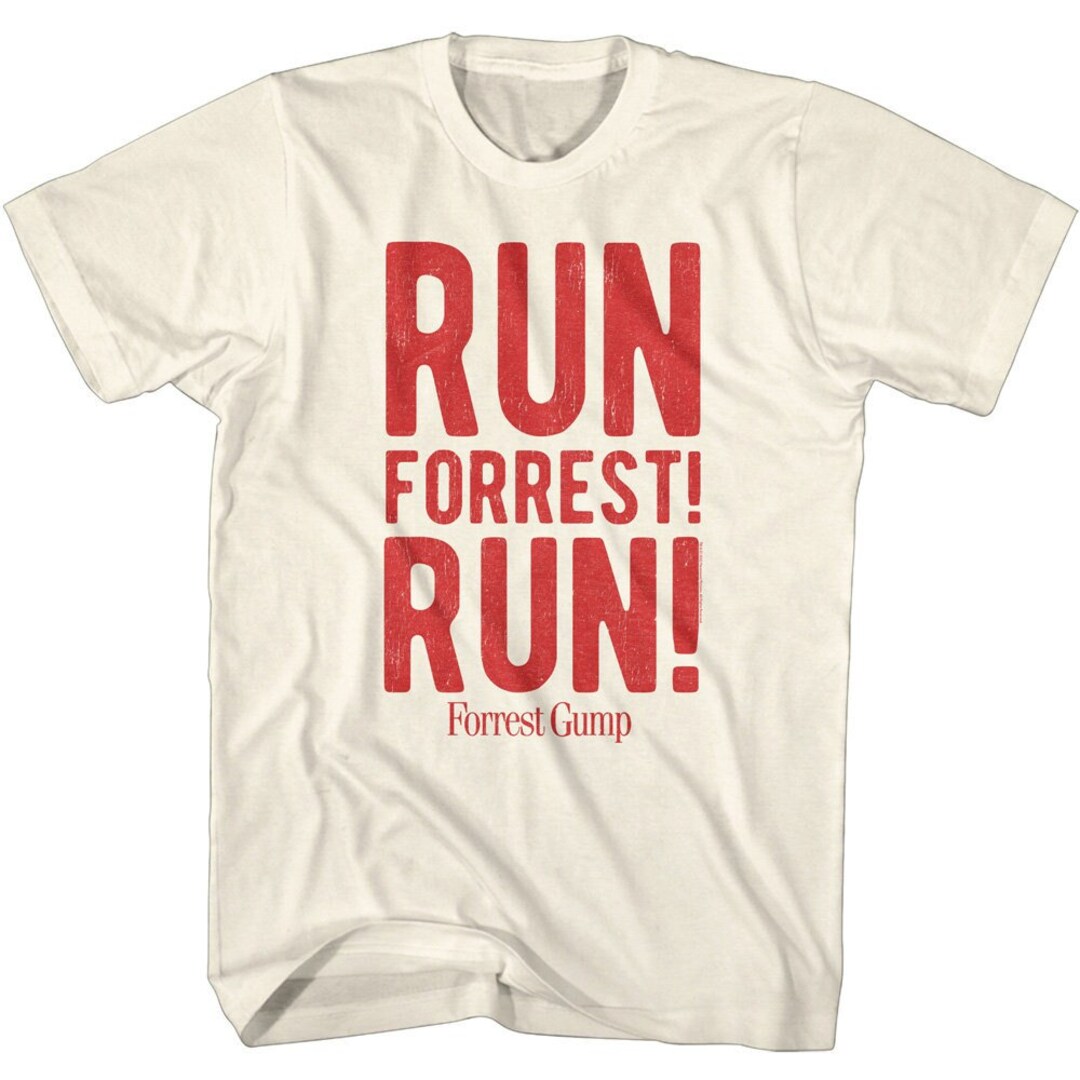 Forrest Gump Run Forrest Run Natural Shirts - Etsy