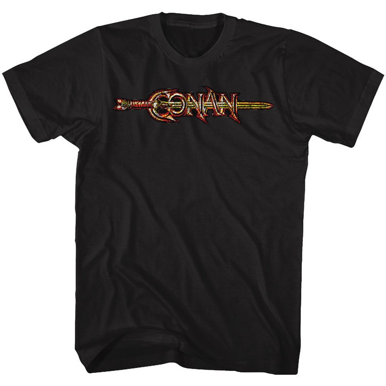 Conan the Barbarian Sword Logo Black Shirts - Etsy