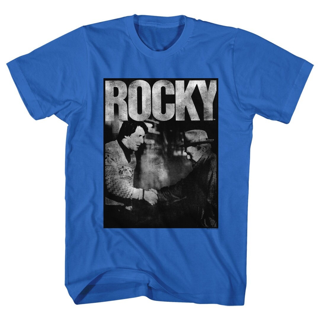 Rocky Handshake With Mick Picture Royal Blue Shirts - Etsy