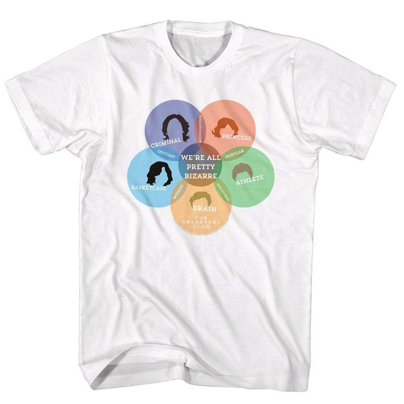 The Breakfast Club Venn Diagram White Shirts - Etsy
