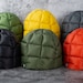 Goose Down Beanie, Black Hat, Ultralight, Hiking, Outdoor, Winter Puffy ...