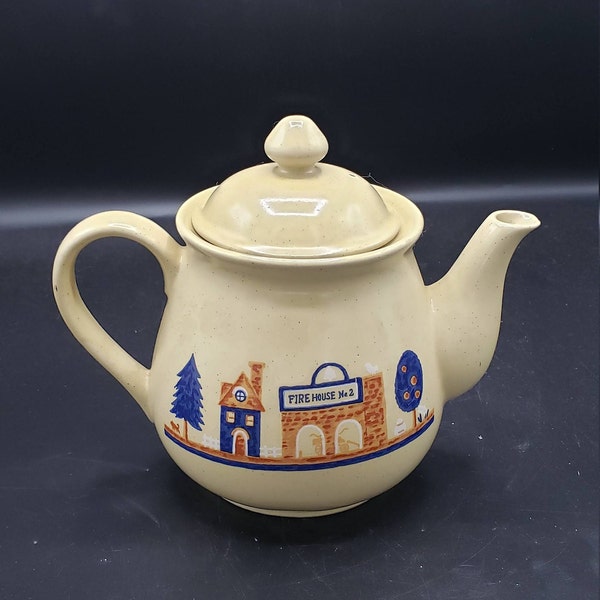 Stoneware Teapot - Etsy