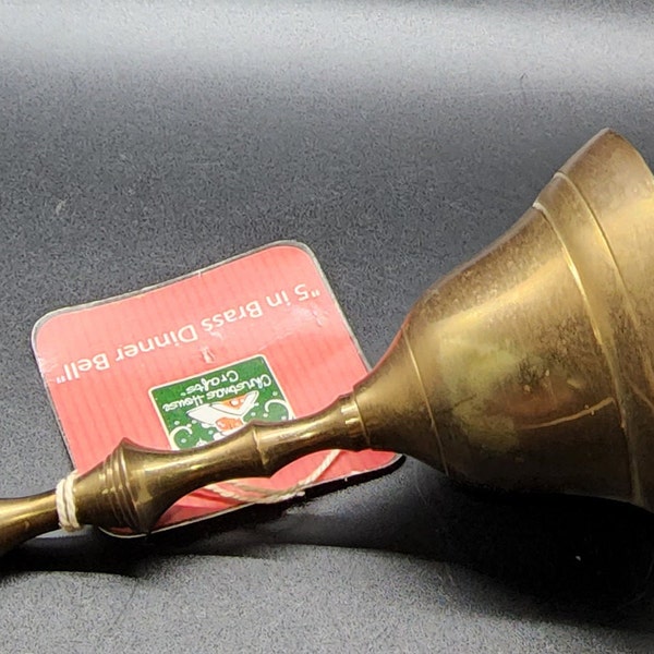 Brass Dinner Bell - Etsy