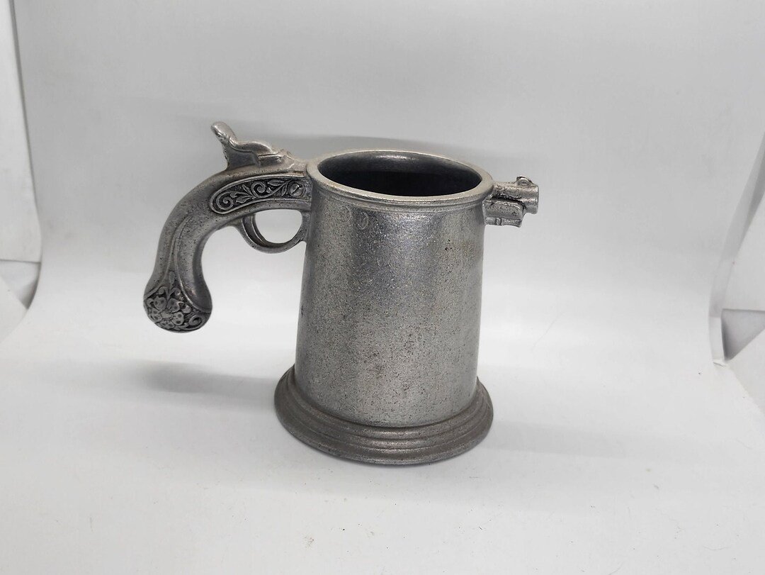 Mug: Pistol Gun Pewter Mug. RWP Wilton. Columbia PA. USA - Etsy