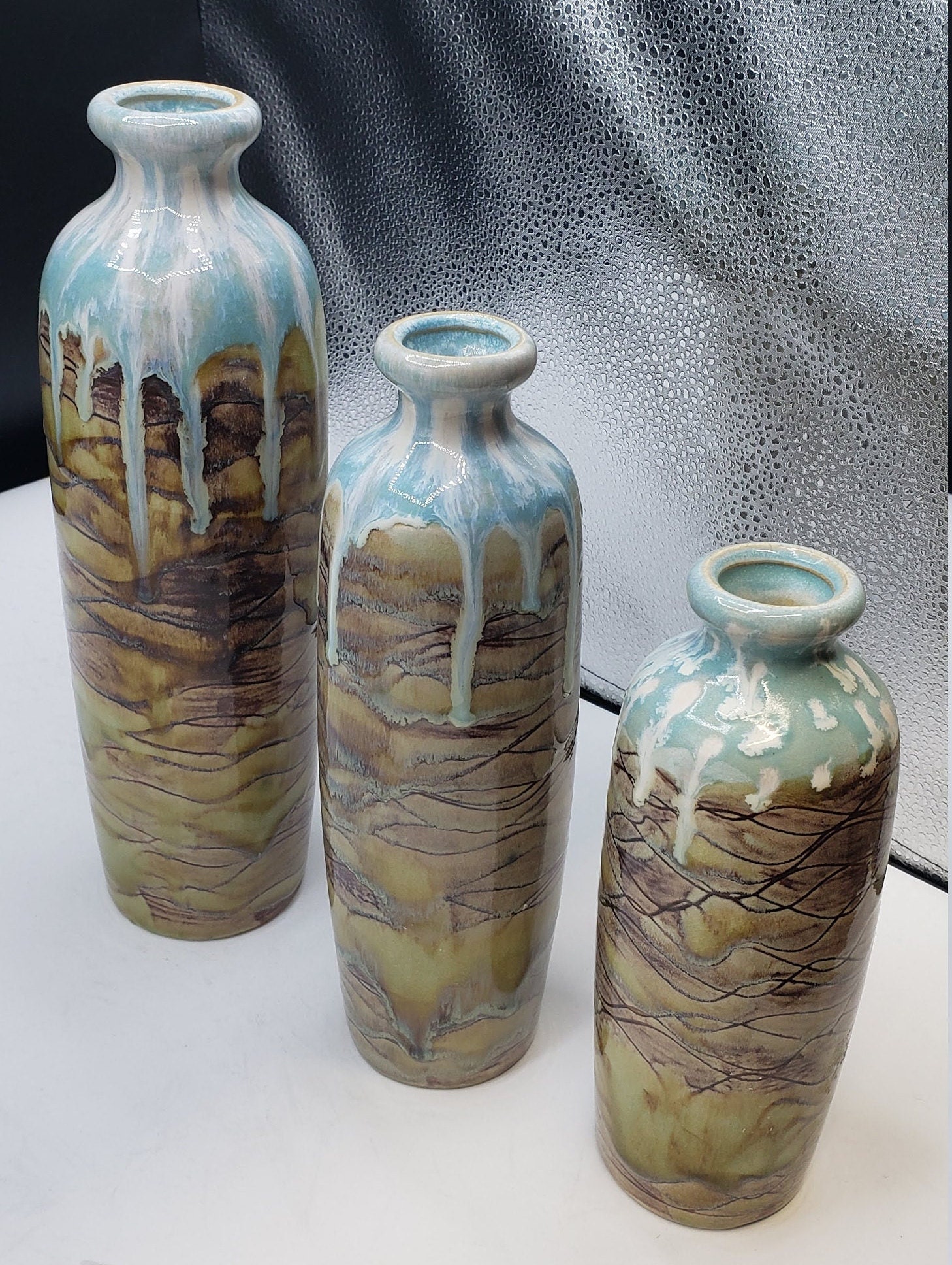 Apropos Home Collection, Pottery Decorative Jugs, Set of 3, Earthy ...