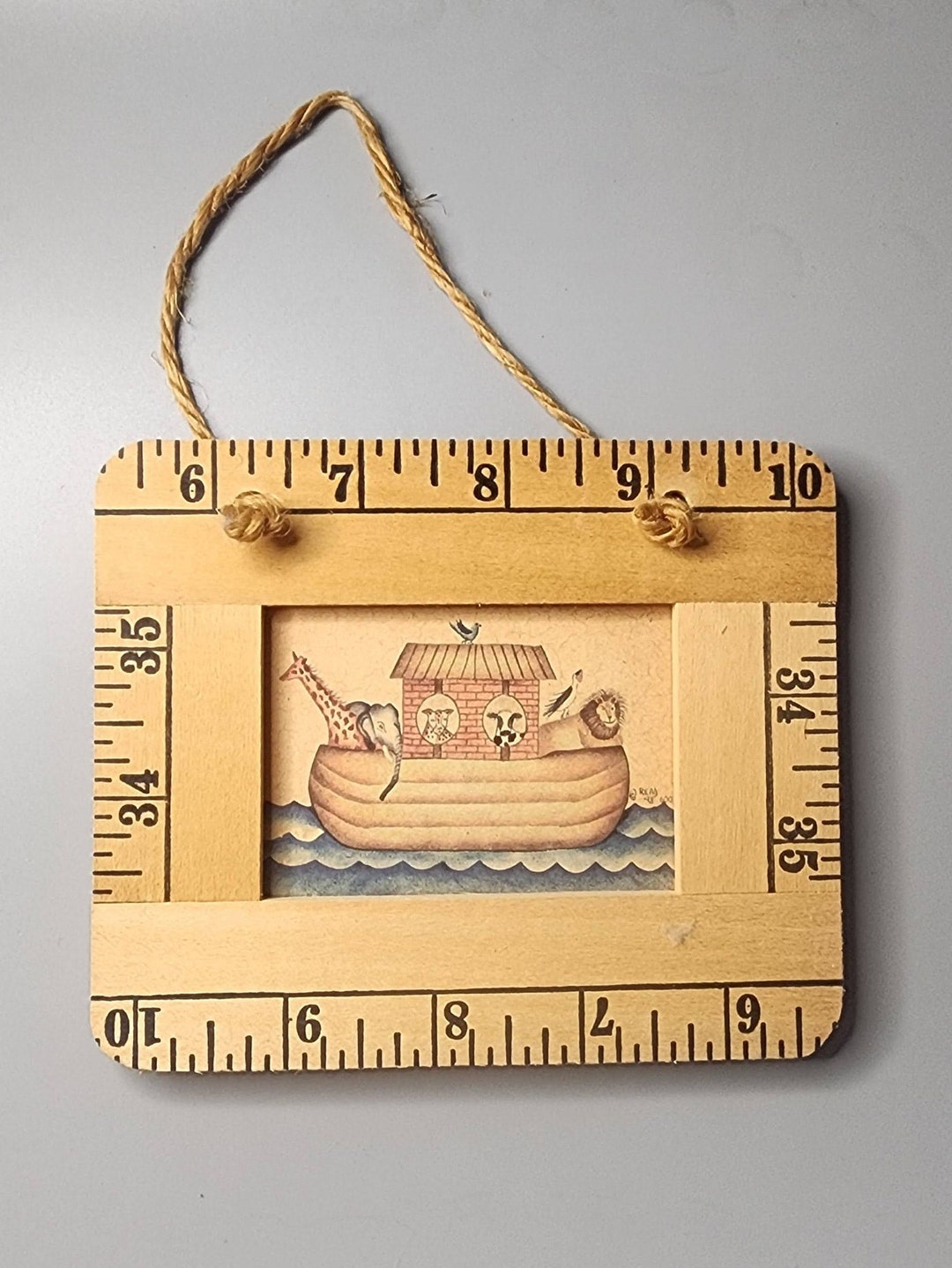 Custom Made Wooden Ruler Frame, Noah's Ark by Read '93,600 - Etsy