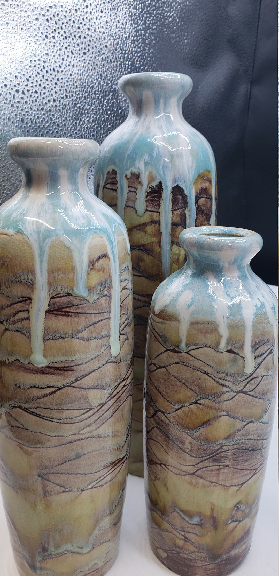 Apropos Home Collection, Pottery Decorative Jugs, Set of 3, Earthy ...