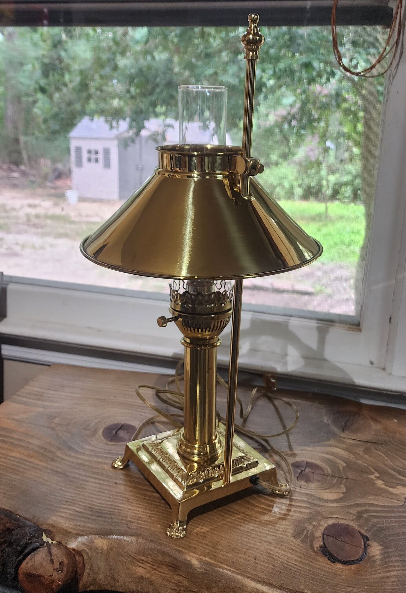 Gorgeous Replica Table Lamp Vintage 70's Brass - Etsy