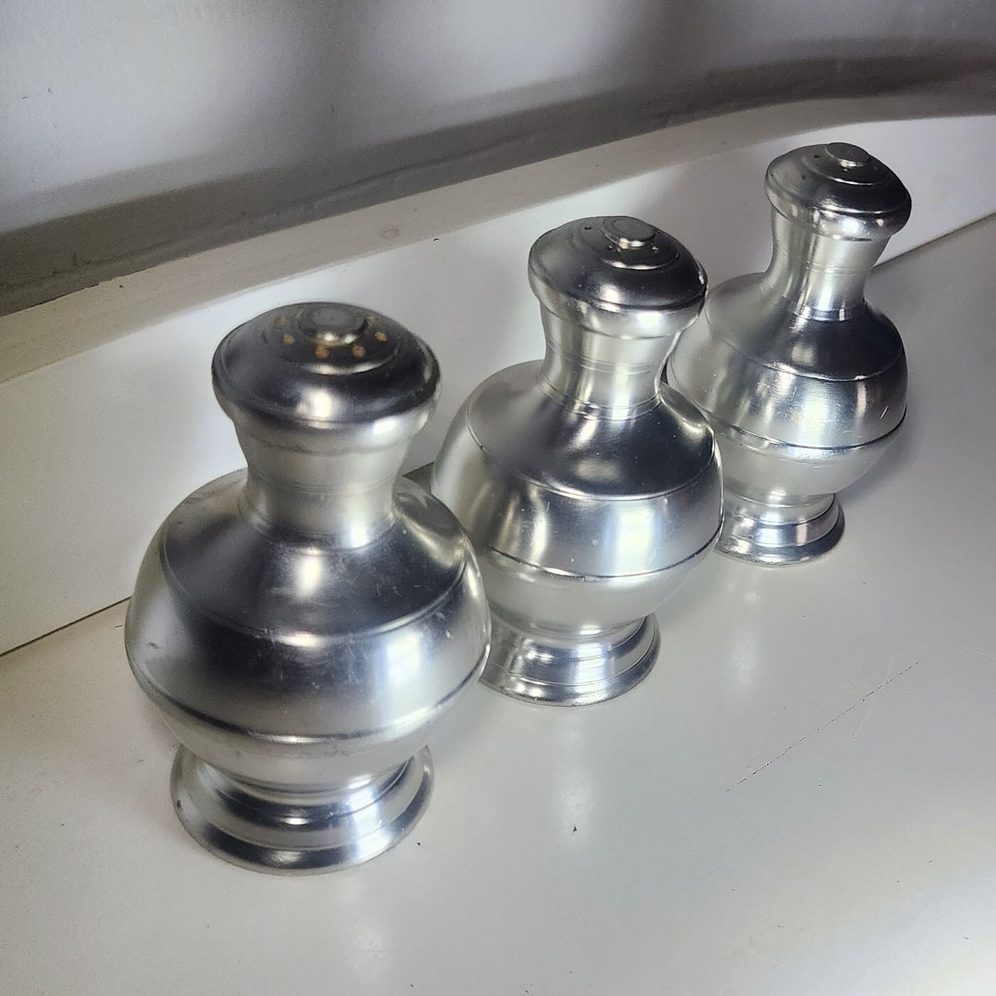 Salt & Pepper Shakers Pewter Metawa Holland Real Pewter 94% - Etsy