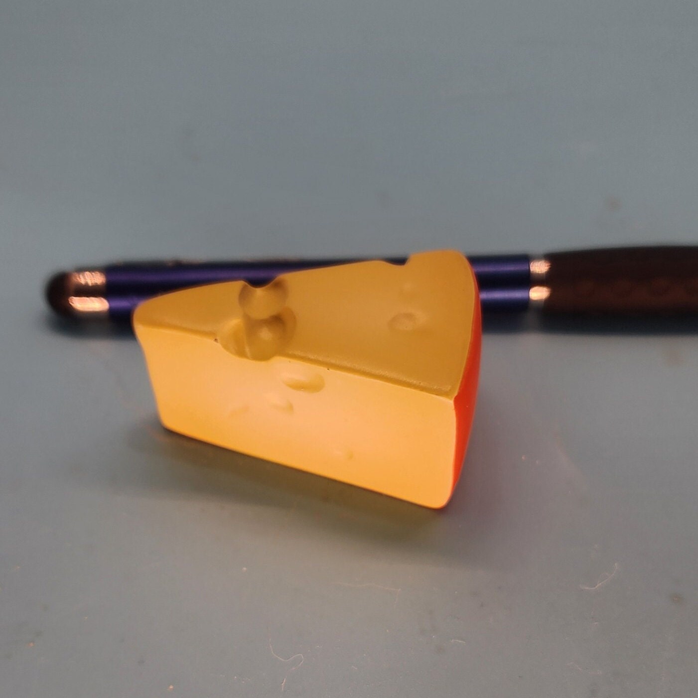 A Tiny Slice of Cheese, Replica, Miniature 2 Inches by 1 Inch - Etsy