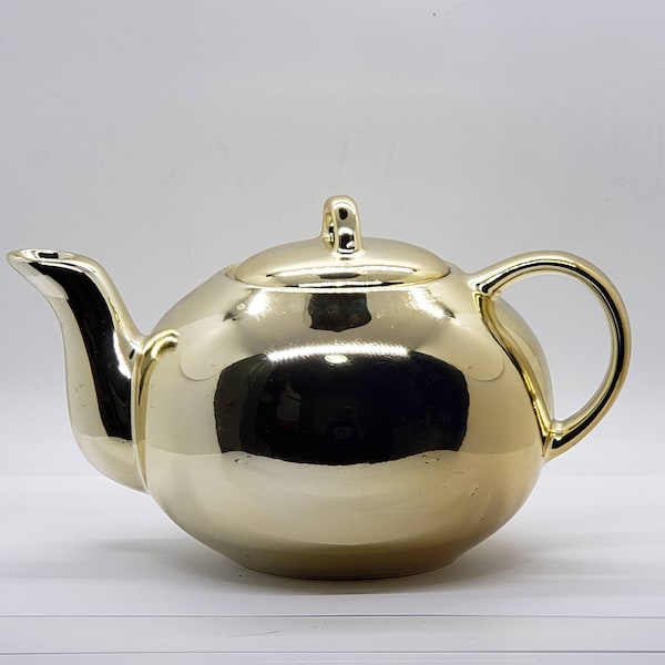 Gold Teapot - Etsy
