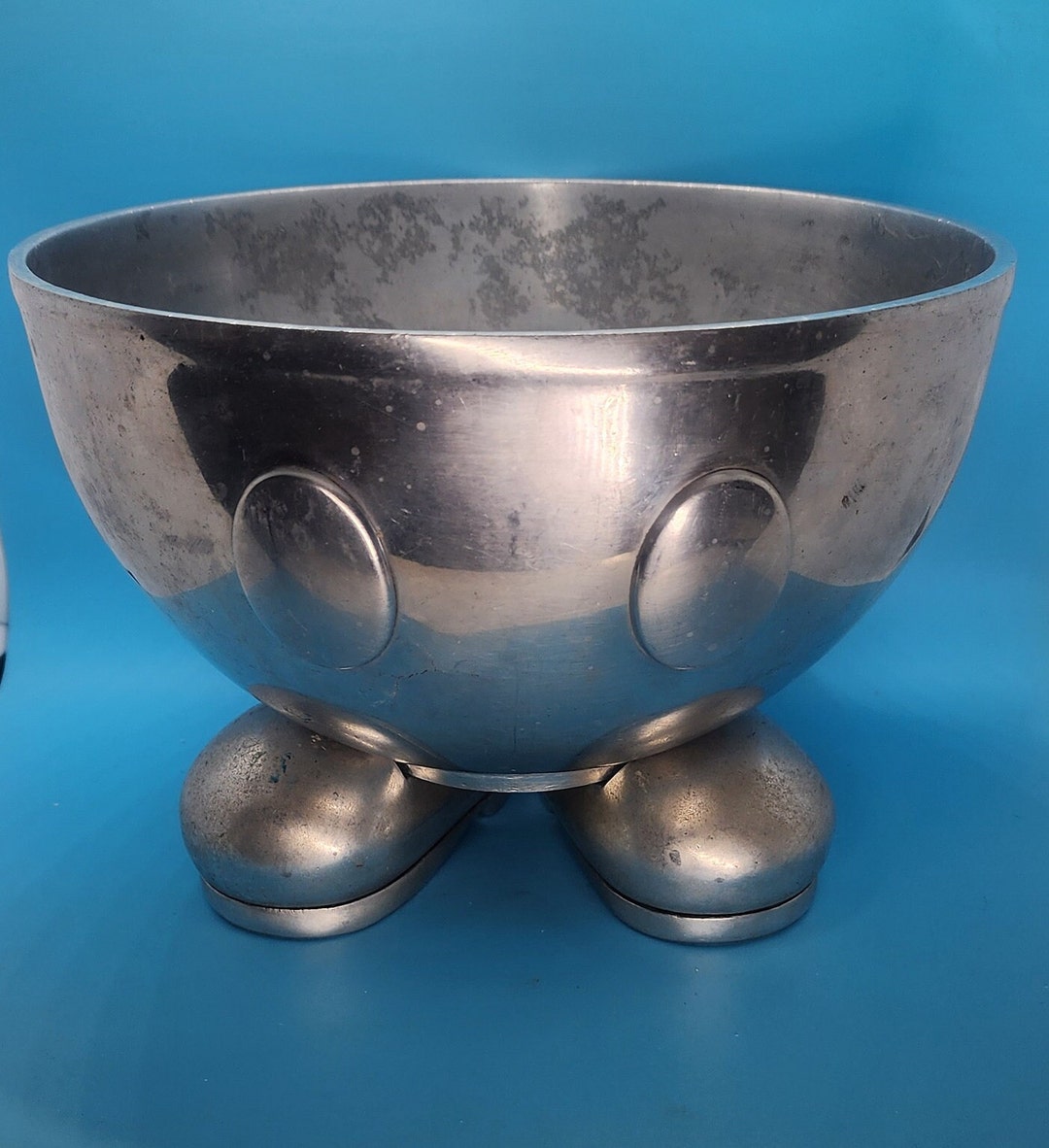 Aluminum Mickey Mouse Bowl With Feet, 1980s - Etsy