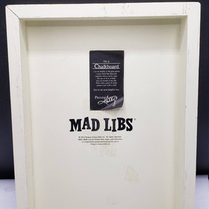 Mad Libs Best Birthday Ever Chalkboard Wall Hanging Fun & - Etsy