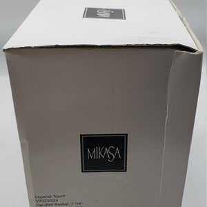 Mikasa Imperial Touch, Crystal Basket - Etsy