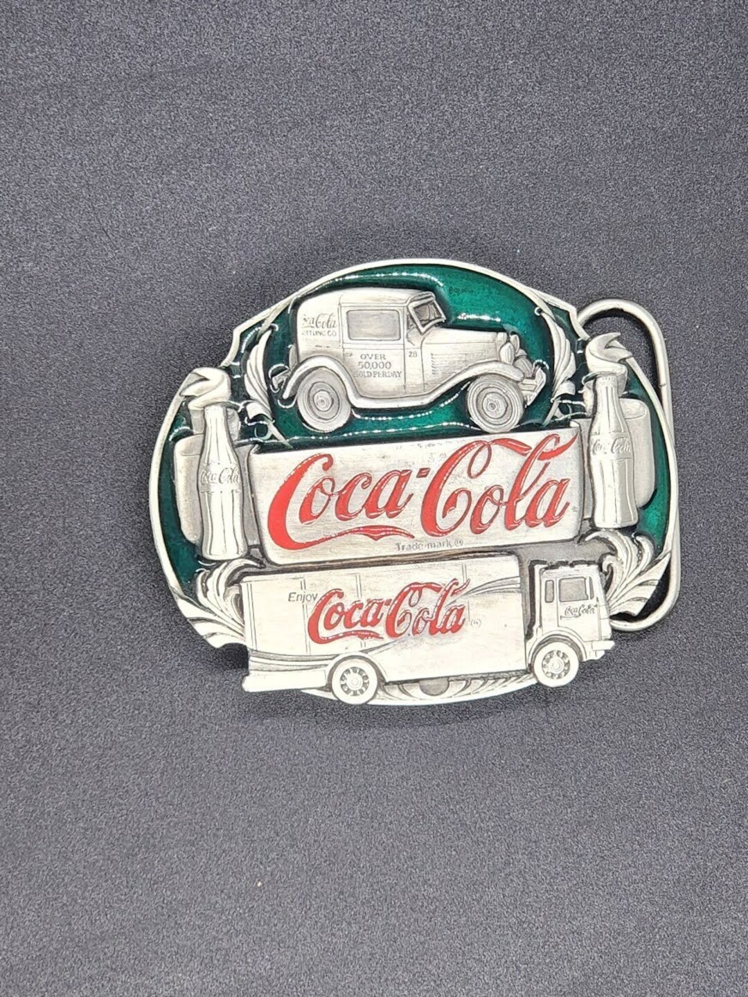 Coca Cola Truck Belt Buckle - Etsy